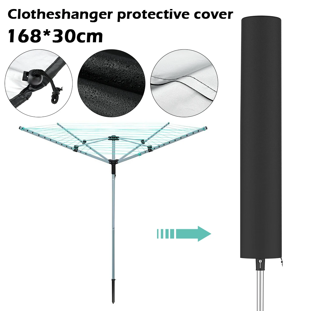 Multi-function-Rotary-Clothes-Dryer-Cover-Laundry-Rack-Protective-Case ...