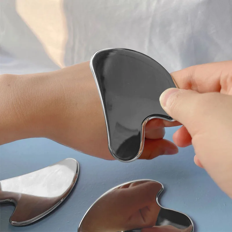Stainless Steel Guasha Scraping Massage Scraper Face Massager ...