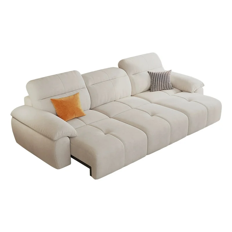 MINGDIBAO Modern Electric Fabric Sofa Bed Convertible Living Room Couch ...