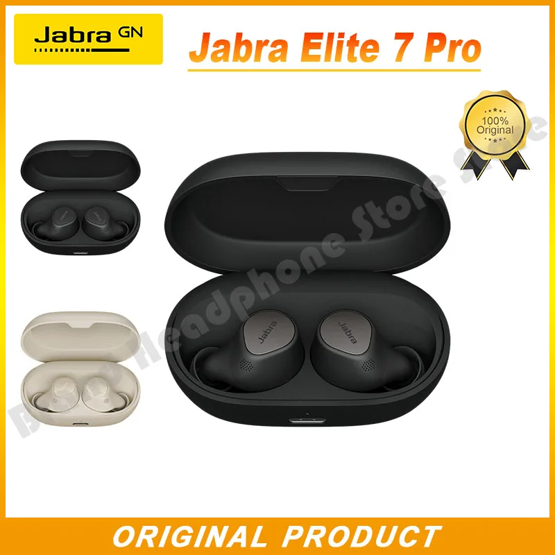 Original Jabra Elite 7 Pro Earphone True Wireless Bluetooth Earbuds ...