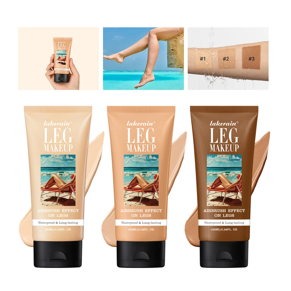 100ml Waterproof Long Lasting Body Tanning Cream Medium Bronze Leg ...