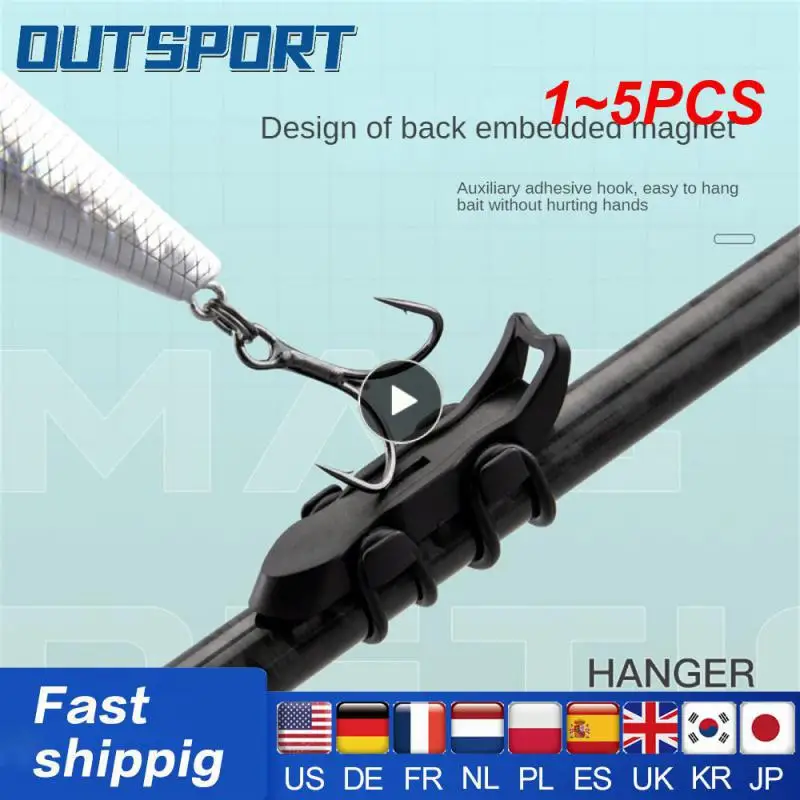 1-5PCS-Magnetic-Attraction-Fishing-Hook-keeper-Holder-on-Fishing-Rod ...