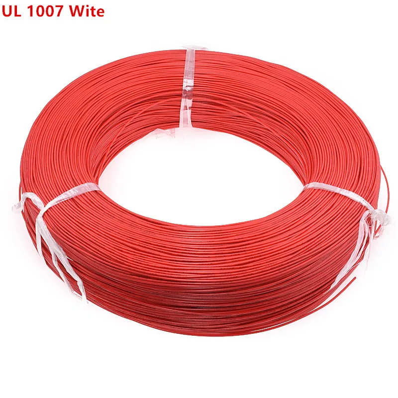 5M 24AWG Wire 24/26/28/22 Red Black PVC Connecting Wire Electronic Wire ...