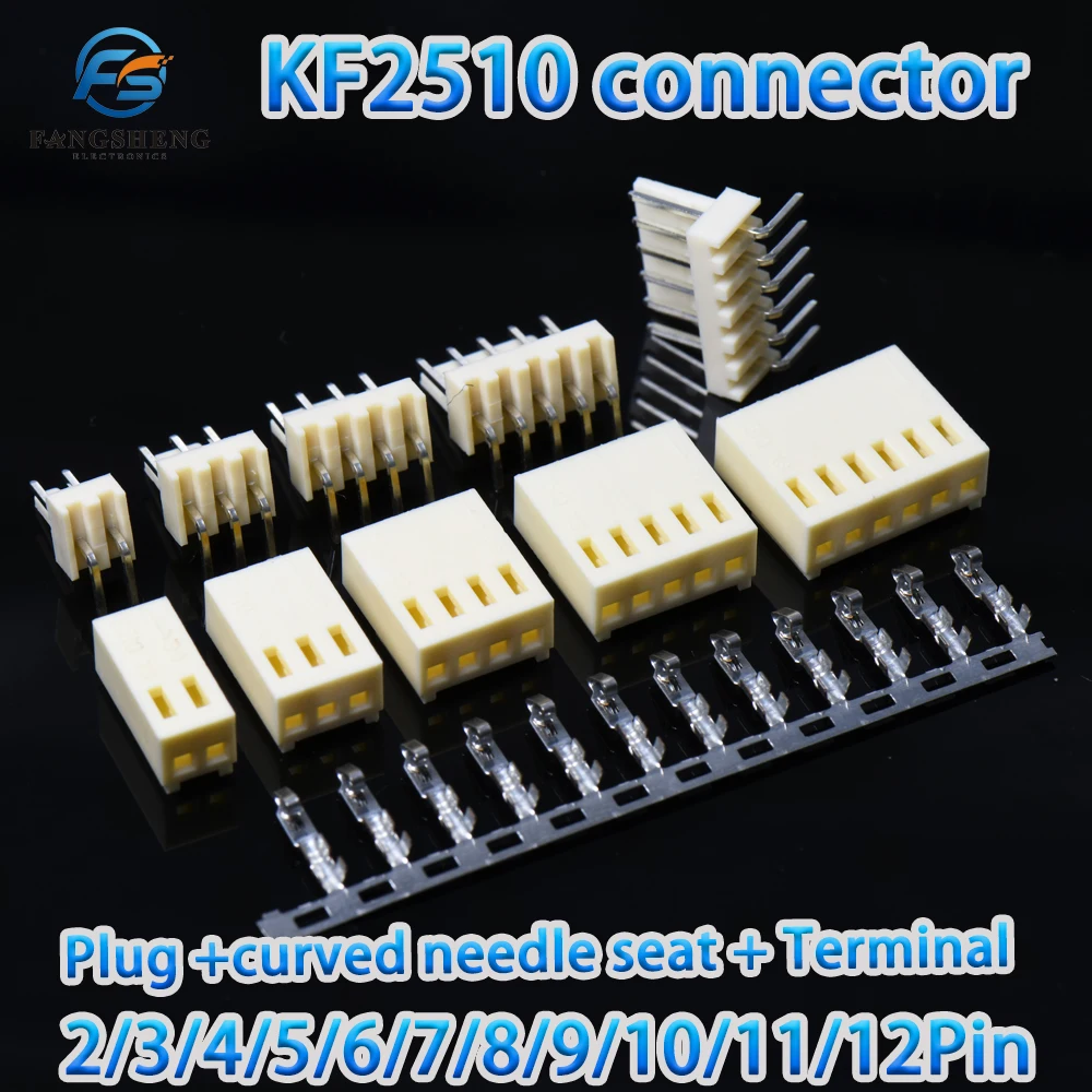 50sets-lot-KF2510-2-54-mm-connector-Housings-curved-needle-seat ...