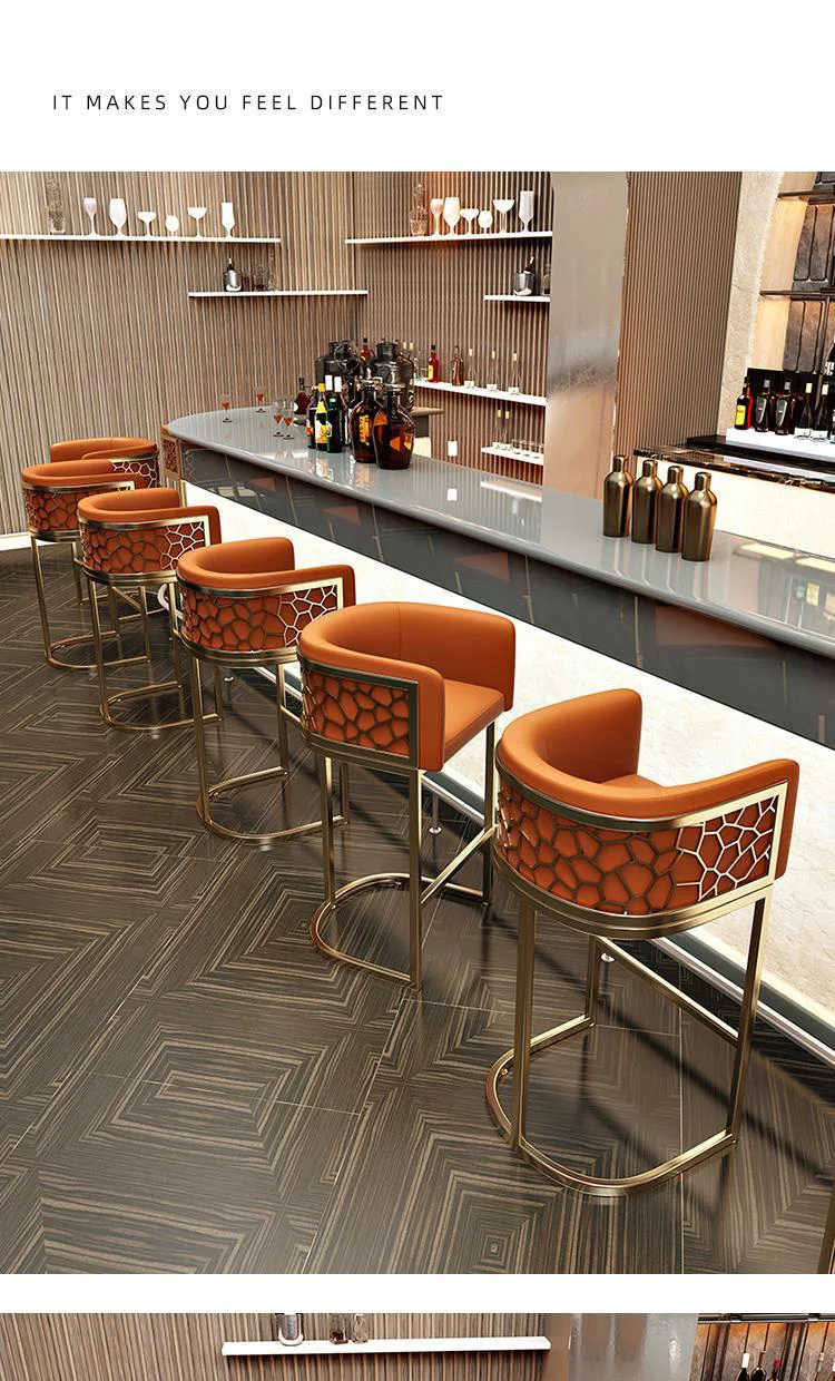 Ghế Ăn Hiện Đại Sang Trọng High Gold Designer Quầy Lễ Tân Nhà Hàng Ghế ...