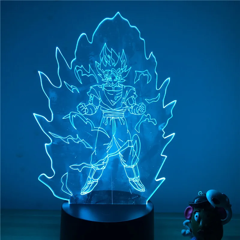 Naa-Dragon-Ball-Z-Goku-Lightning-Super-Saiyan-Figure-3D-Nightlight-7 ...