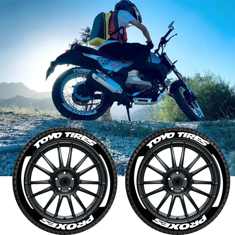 TOYO-TIRES-3D-Motorcycle-Wheel-Rubber-Conjoined-Lettering-Decals-for ...