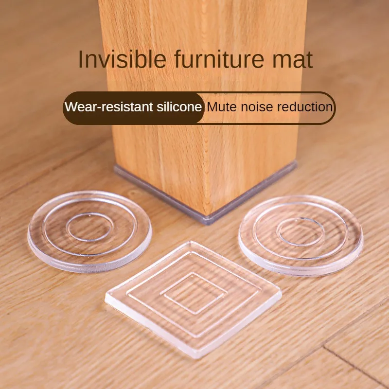 Transparent-Silicone-Furniture-Mats-Table-Leg-Sof-Feet-Pu-Sticky-Patch ...