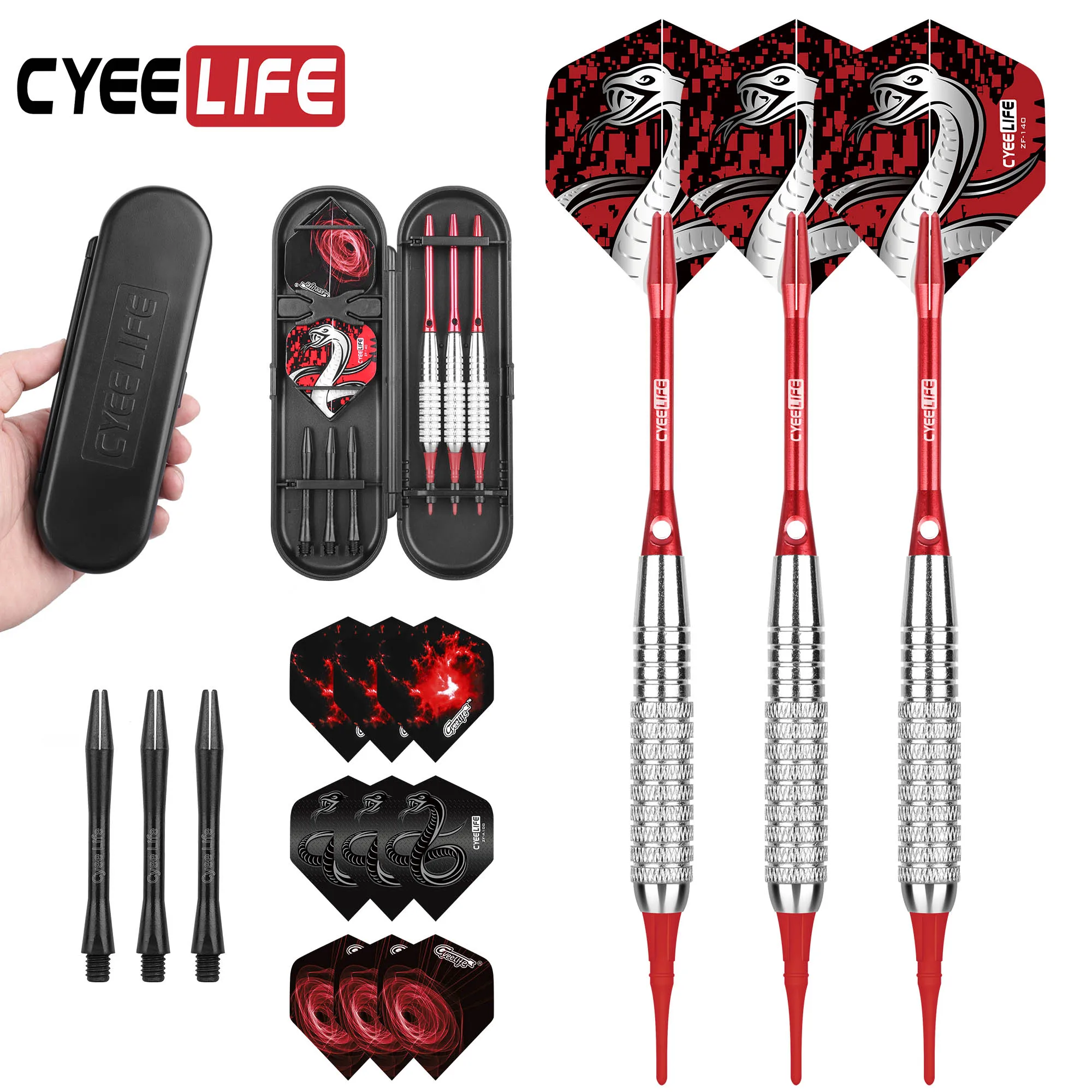 CyeeLife 18g Soft Dart Safety Practice Competition Rubber Head Adult ...