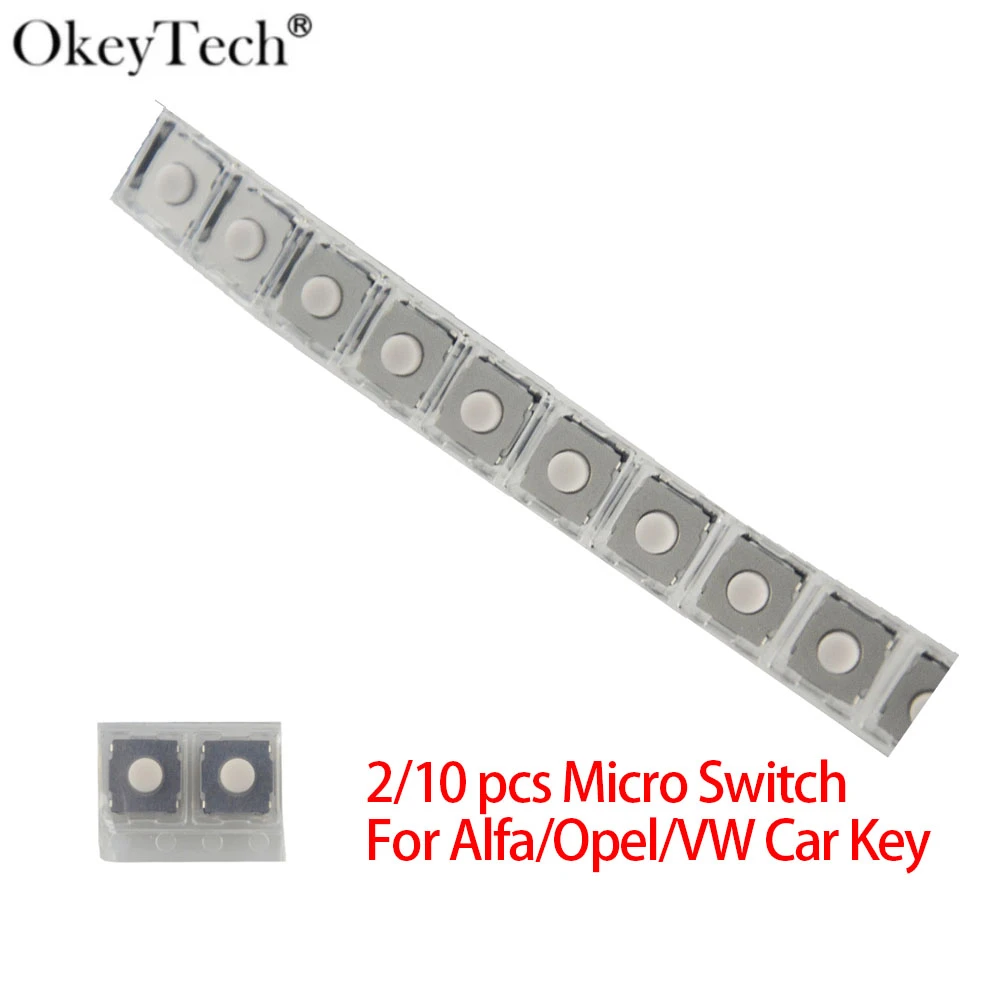 Okeytech 10PCS Remote Car Key Miniature Button Micro Switch For Alfa ...