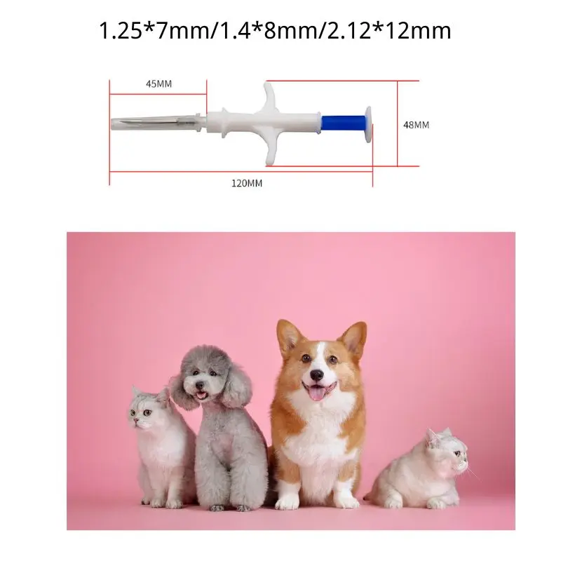 Pet-Chips-com-Vidro-Transponder-Agulha-Seringa-Unidade-Microchip-Dog ...