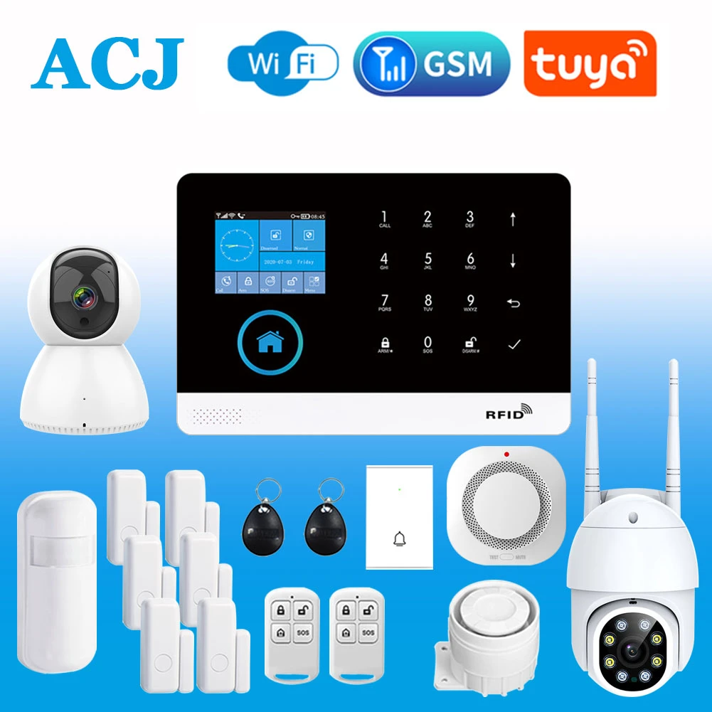 Smart Home Security Alarm System Gsm Wifi | Gsm Home House Security ...