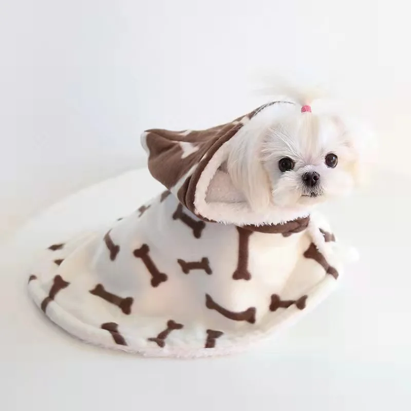 Warm Polar Fleece Cloak For Dog – DogMega.Com