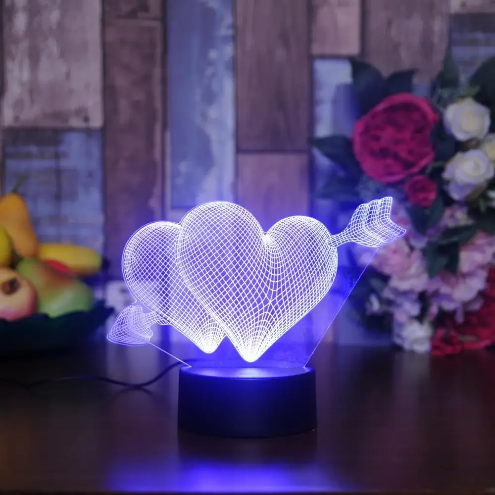 Valentines-day-gift-for-girlfriend-7-Color-Change-3D-Hologram-Love ...