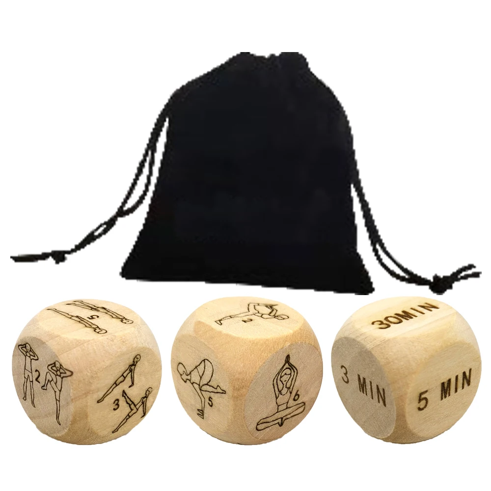 3Pcs-Couple-Yoga-Dice-Love-Dice-for-body-shaping-Fitness-Dice-Bedroom ...