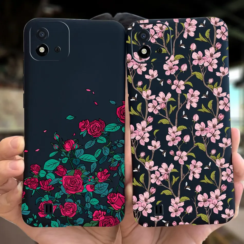 2021-Realme-C11-Case-Stylish-Painted-Soft-Silicone-Cover-Case-For ...