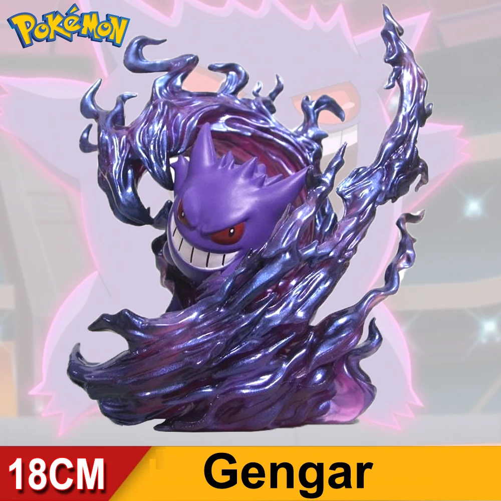 Anime-Pokemon-Gengar-Ghost-Claw-18CM-Model-PVC-Cartoon-Action-Figures ...