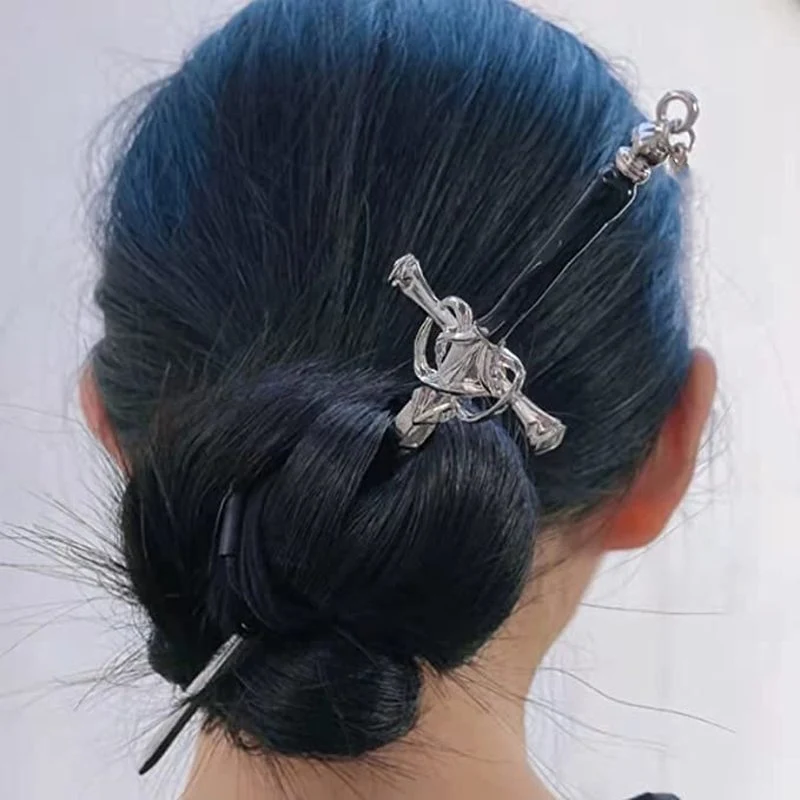 Hair Accessories Womens | Simple Hair Stick Metal | Metal Tools ...