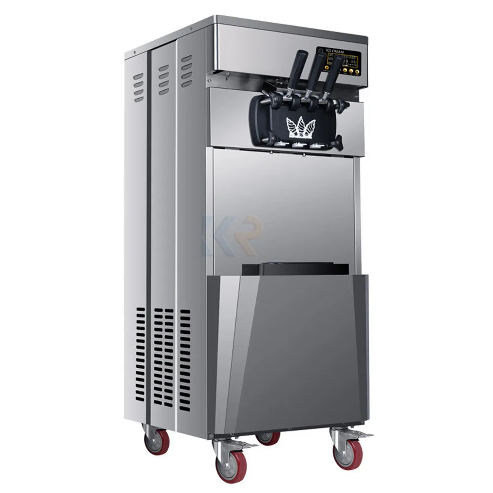 Coffee-Shop-Vertical-Ice-Cream-Machine-Professional-Three-Flavors-Ice ...