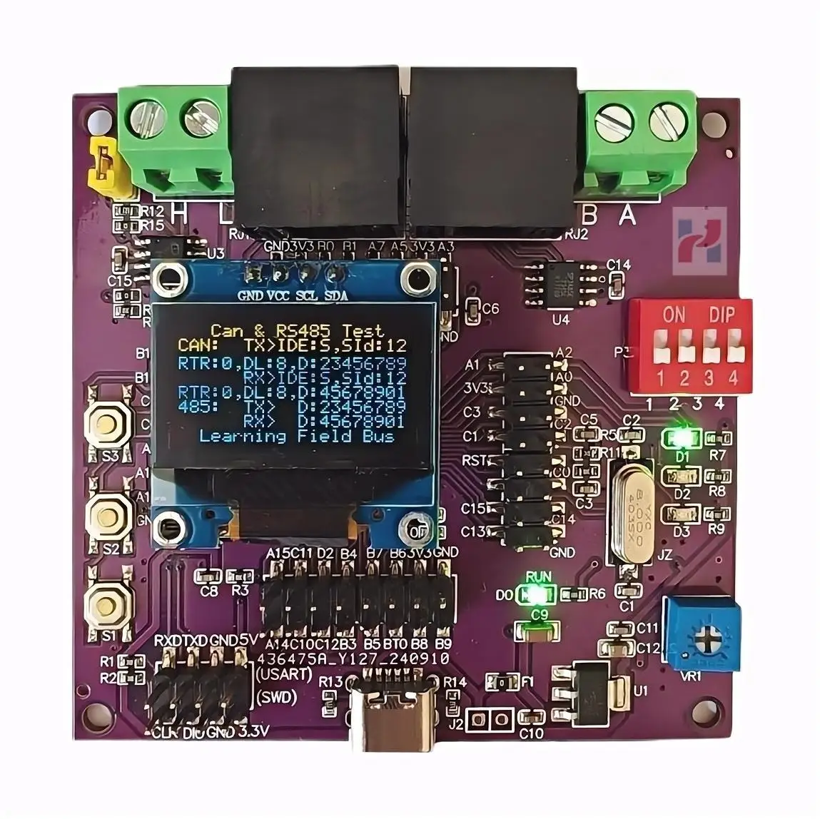Modbus-protocol-Development-Board-CANopen-protocol-Development-Board ...