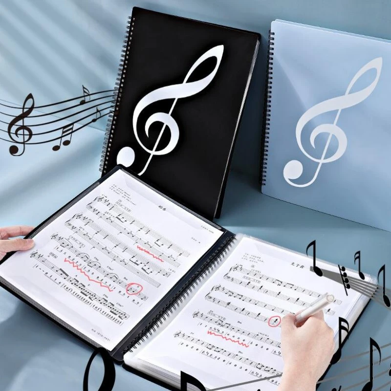 A4 Sheet Music File Folder Anti-reflection Leaflet Can Modify Music ...