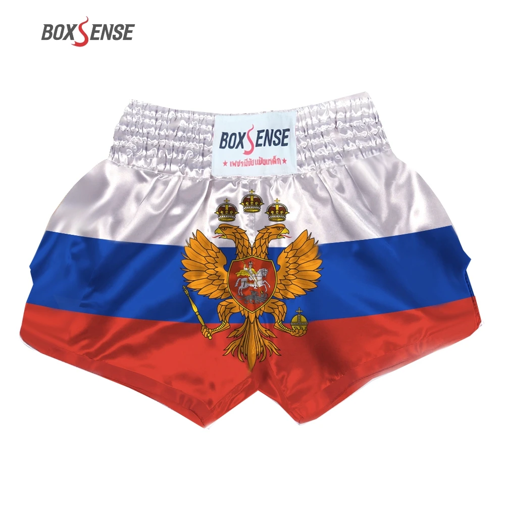 Muay Thai Boxing Trunks entrenamiento de competición MMA lucha ...