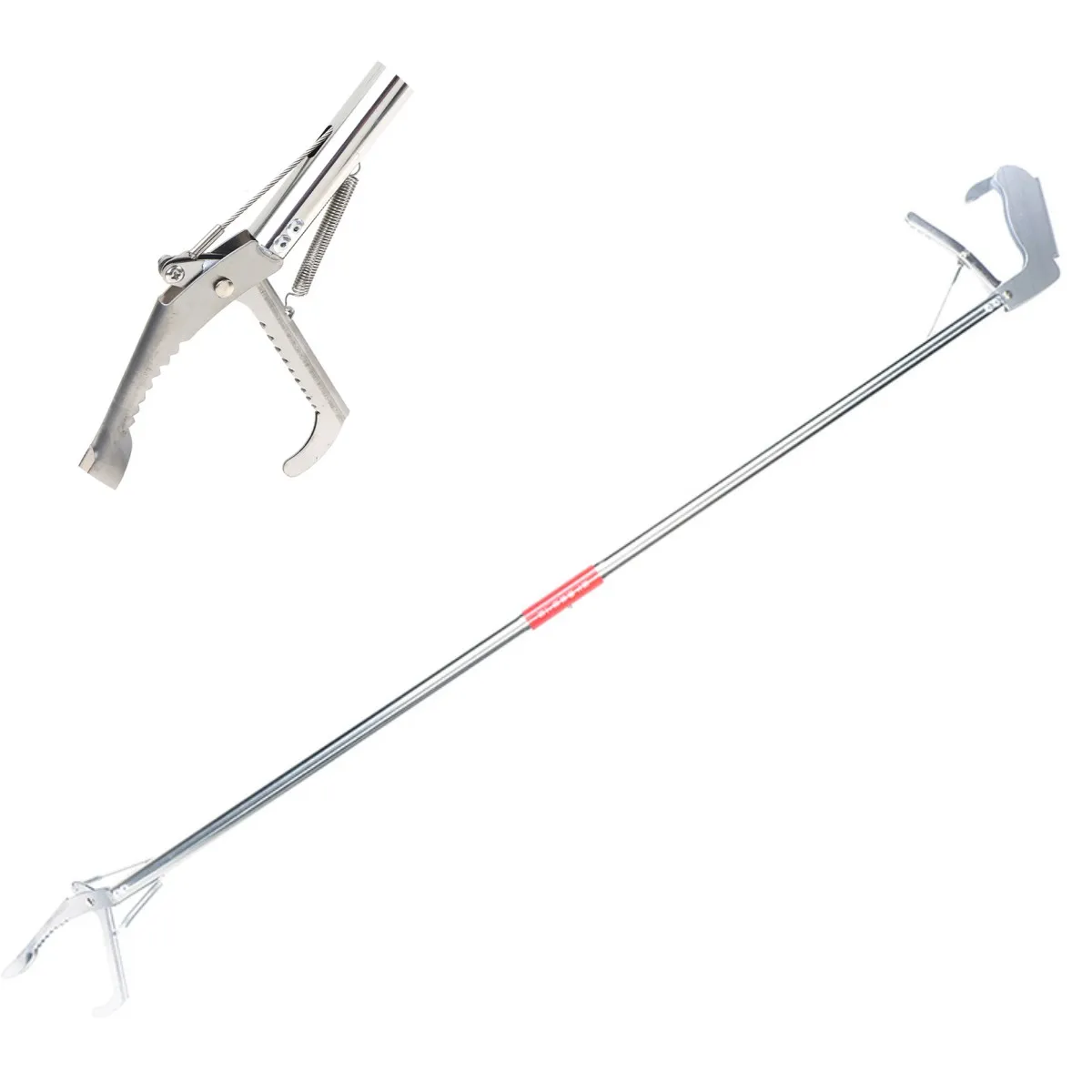 1.2m Foldable Snake Tongs Stick Easy Reach Pick Up Tool Foldable ...