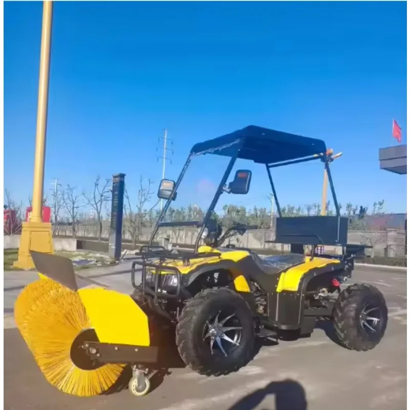 New Four-Wheel Drive Snow Removal Vehicle Road Snowplow Snowblower With ...