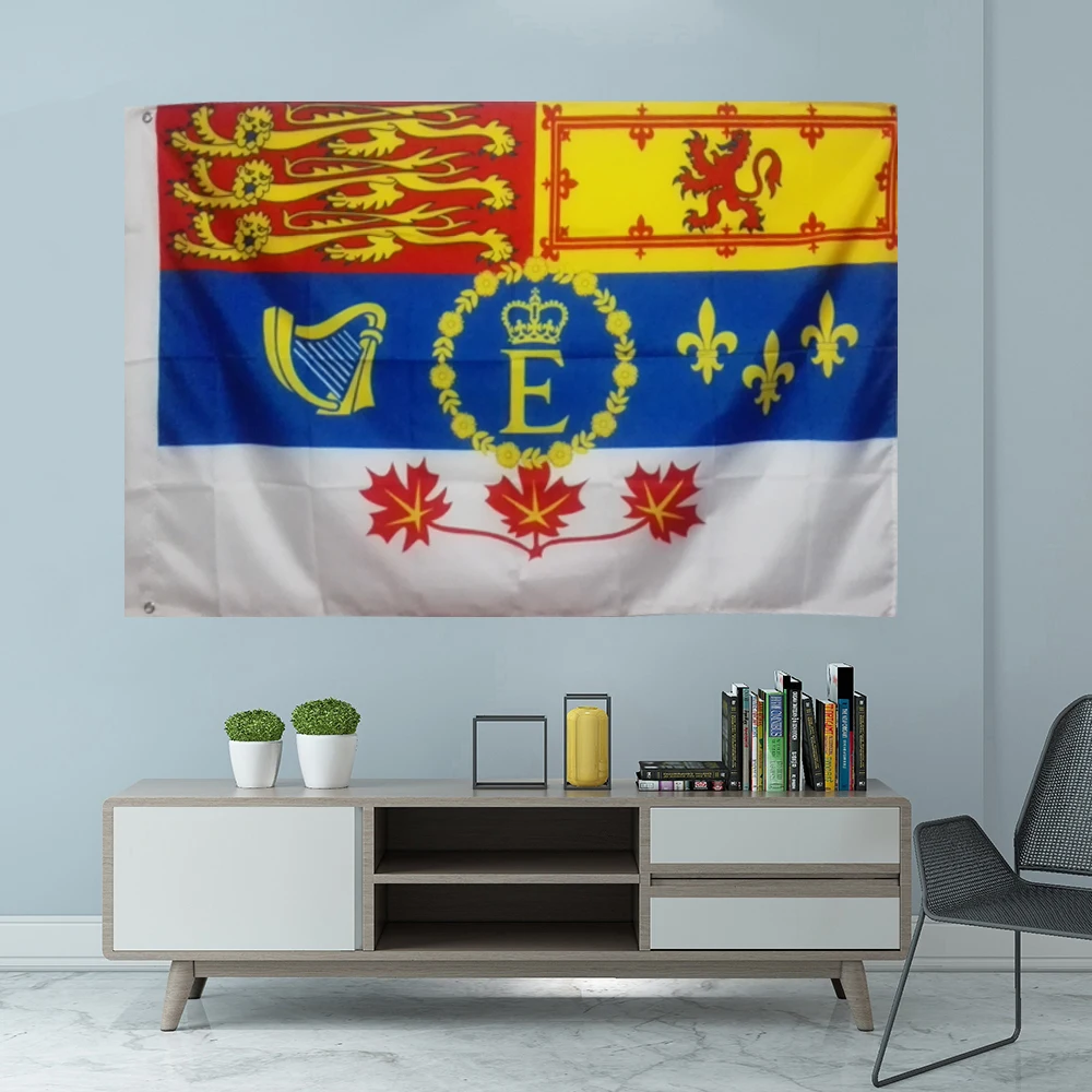 Canada-Canadian-Royal-Standard-Flag-Graphic-Custom-Printed-Hanging ...
