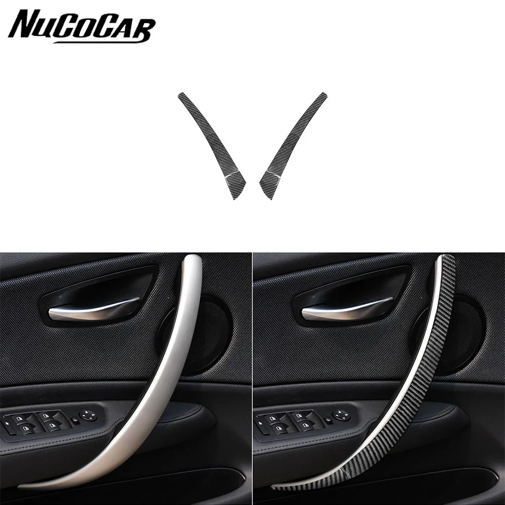 For-BMW-1-Series-E81-E82-E87-E88-2008-2013-Carbon-Fiber-Inner-Door ...