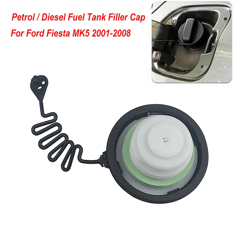 For-Ford-Fiesta-MK5-Fusion-KA-Black-Petrol-Diesel-Fuel-Tank-Filler-Cap ...