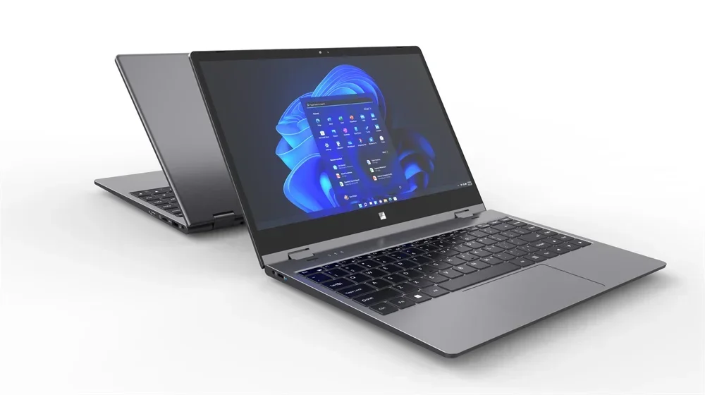 SZBOX Intel Alder Lake-N100 Dual Screen Handheld Laptop Windows 11 DDR4 ...