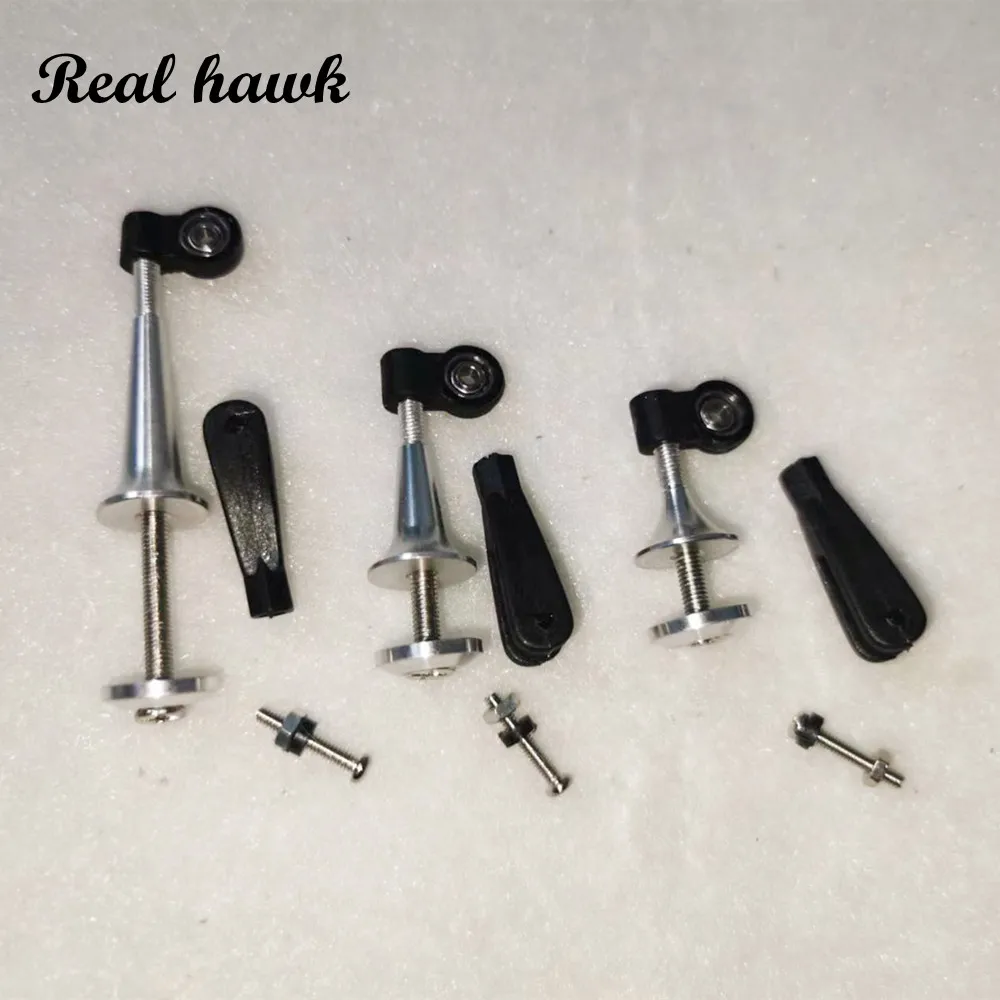 2sets-Adjustable-Rudder-Control-Horn-Cone-Arm-Servo-Rocker-with-bearing ...