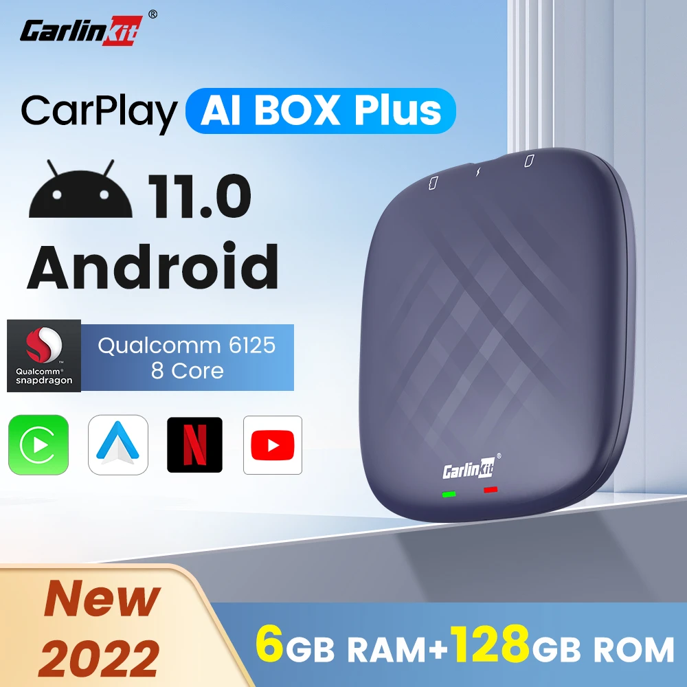 Carlinkit Ai Box Plus Qualcomm 6125 6+128gb Android 11 4g Let Tv Box ...
