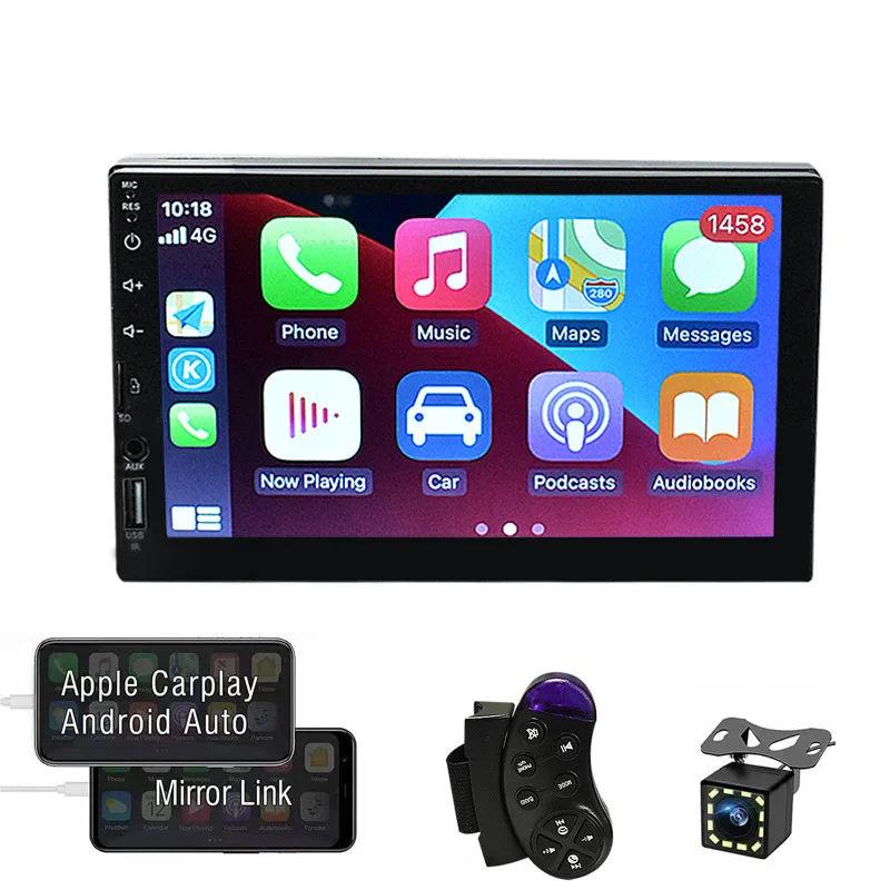 7 Polegada jogador de vídeo do carro android monitor filme mp5 encosto ...