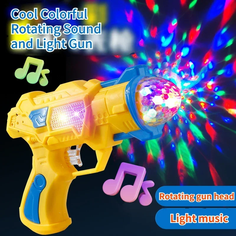 Electric-Toy-Gun-Color-Projection-Gun-Laser-Flash-Music-Sound-and-Light ...