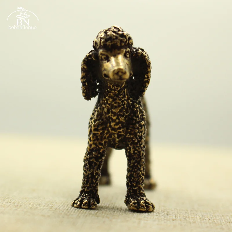 Standing Ceramic Poodles With Rhinestones