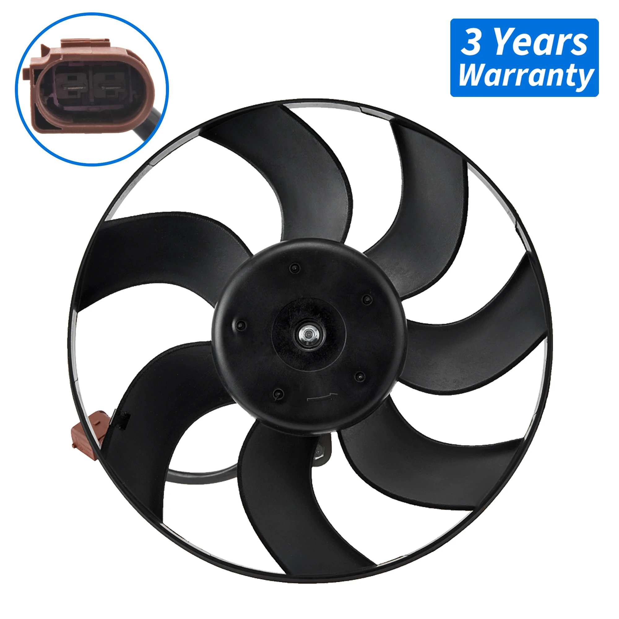 Right-Side-Engine-Cooling-Fan-Motor-1TD959455A-1K0959455-For-Volkswagen ...