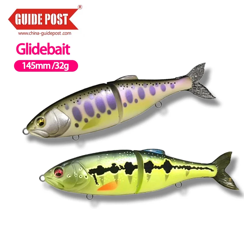 GUIDE-POST-ZUNNV-Sinking-Glidebait-145mm-32g-JOINT-BIG-BAIT-S-shaped ...