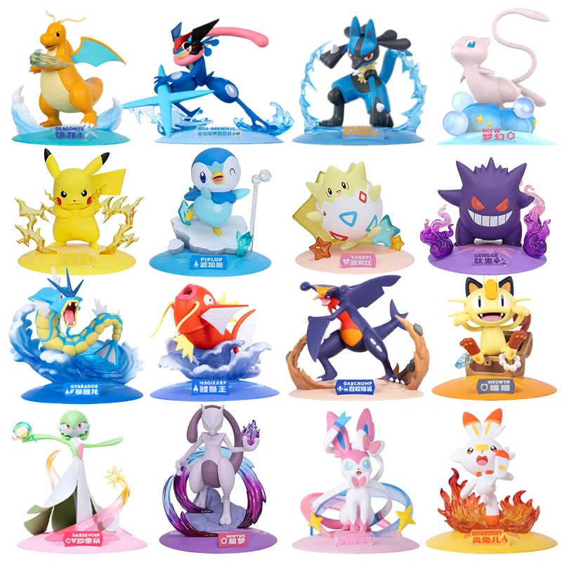 FUNISM-Pokemon-Figures-Ash-Greninja-Sylveon-Lucario-Pikachu-Mew ...