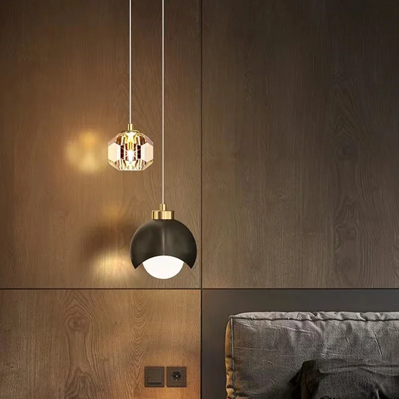 Modern-Simple-Crystal-Pendant-Light-Luxury-Master-Bedroom-Bedside ...