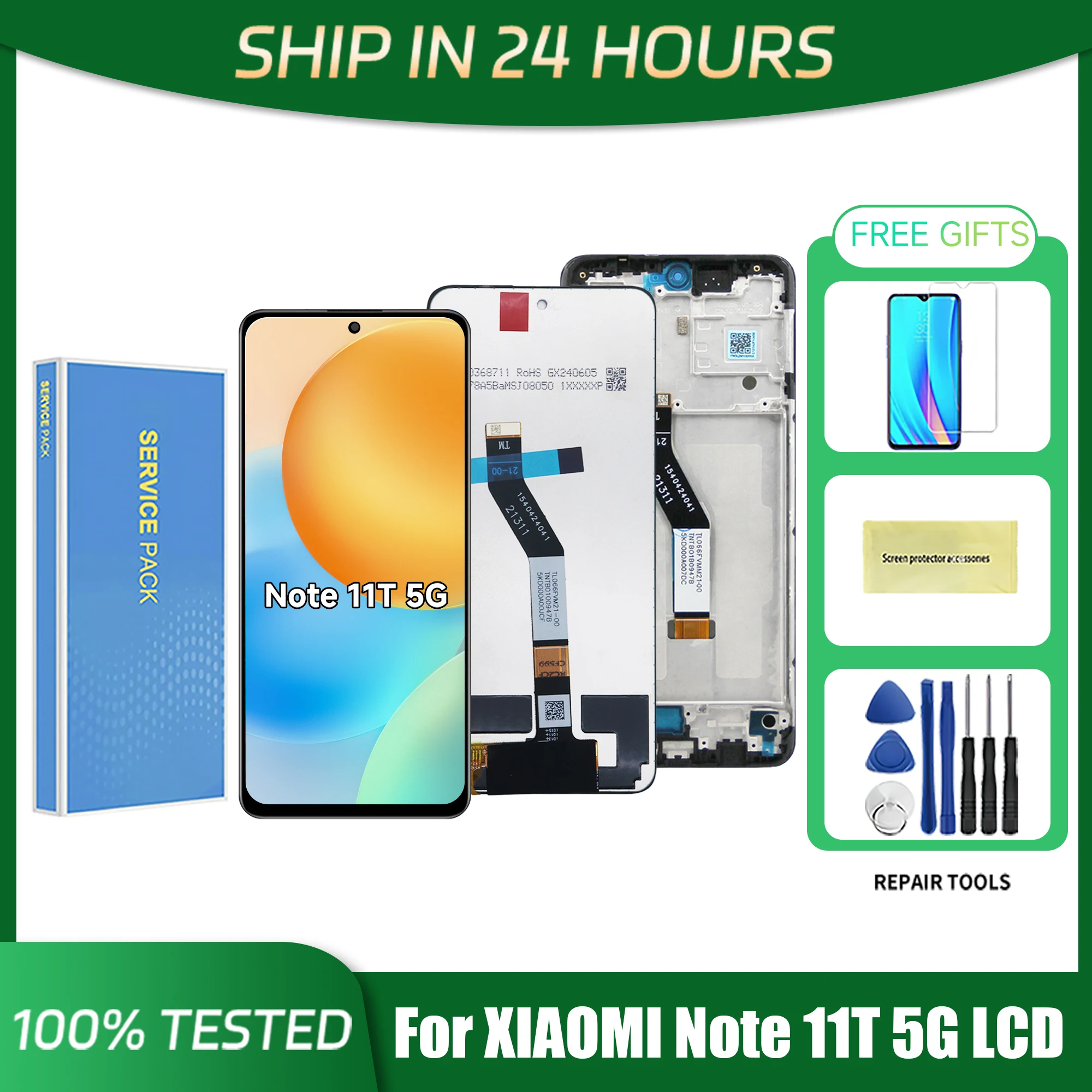 6-6-For-Xiaomi-Redmi-Note-11T-5G-LCD-Display-Touch-Screen-Digitizer ...