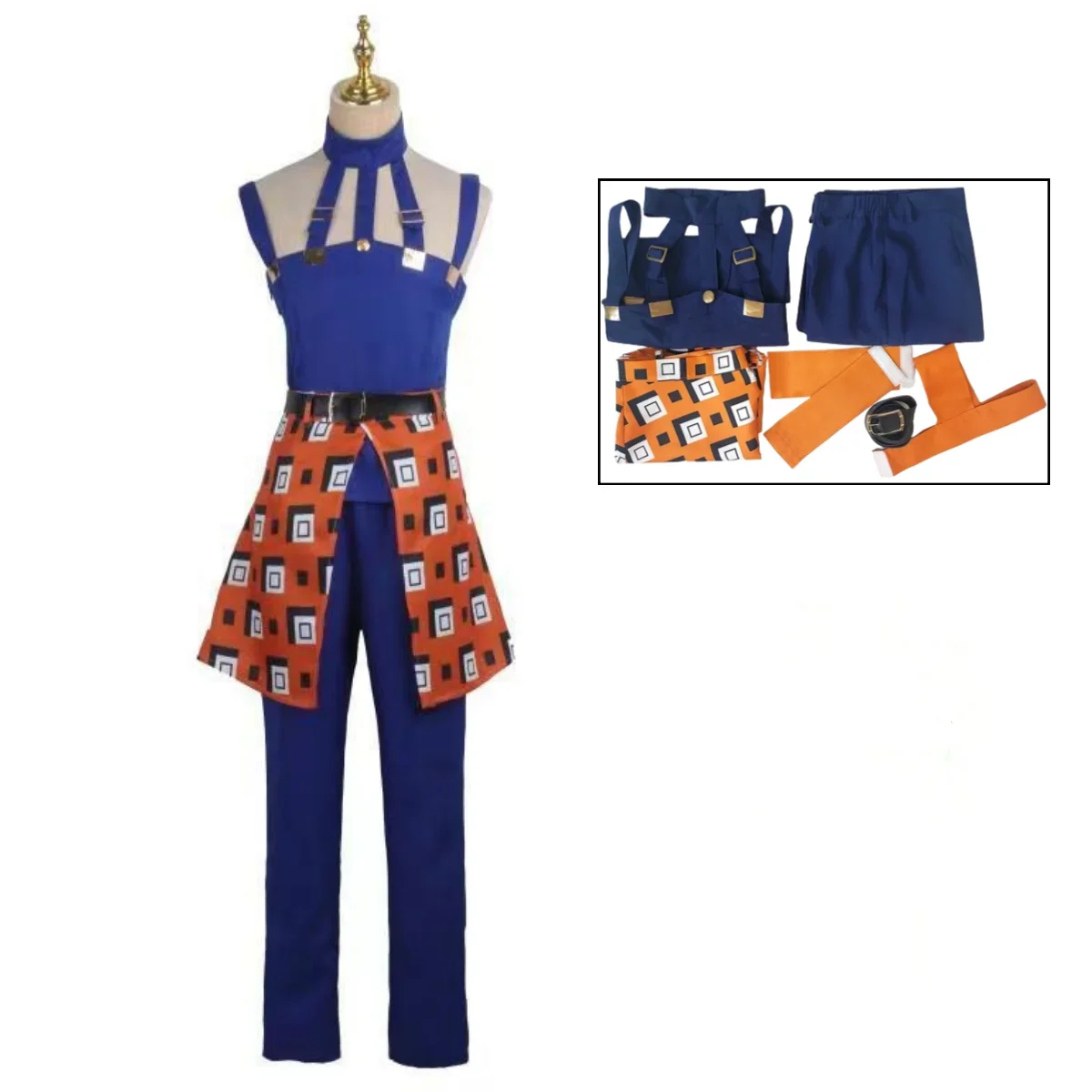 Disfraz de Anime JOJO JoJo's Bizarre Adventure Ghirga Narancia, disfraz ...