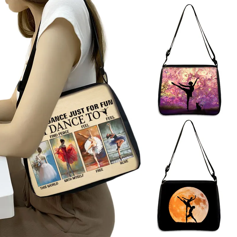 Ballet-Dancing-Print-Women-Shoulder-Bag-Ballerina-Women-Handbags ...