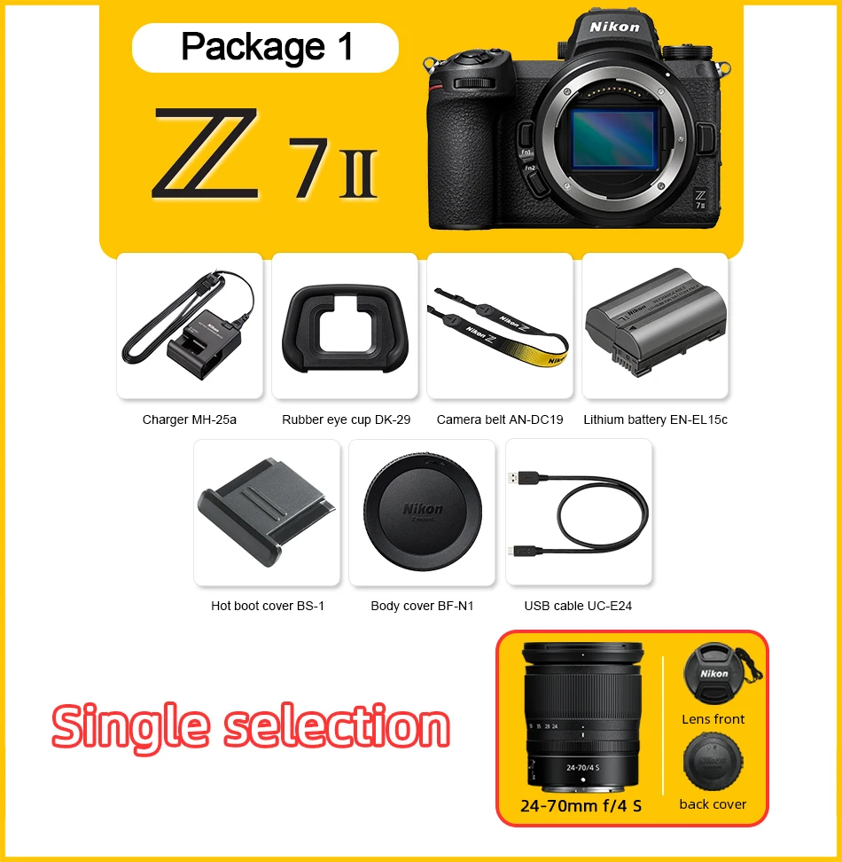 Nikon Z7 II FX-Format Mirrorless Camera Z7 Mark 2 mirrorless Digital ...
