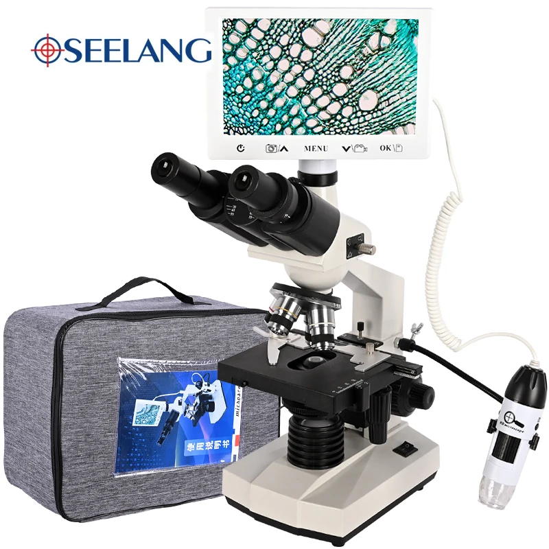 HD-Zoom-Trinocular-Microscope-Professional-Lab-Bio-HD-2500X-Handheld ...