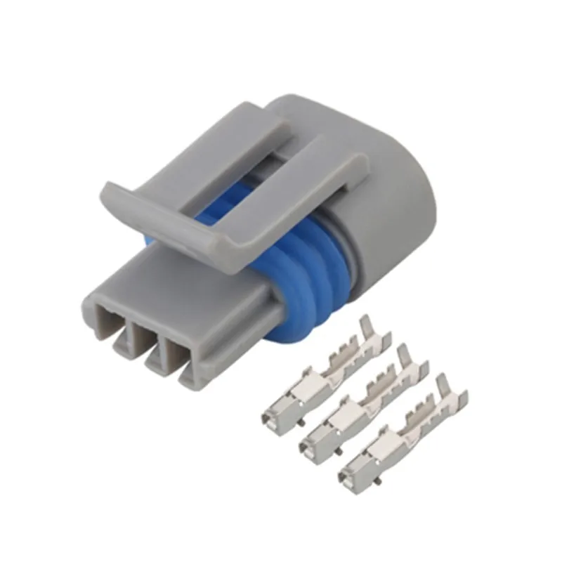 1 Set GM Delphi 3 Way Pin Metripack Sealed Female Automotive Connector ...