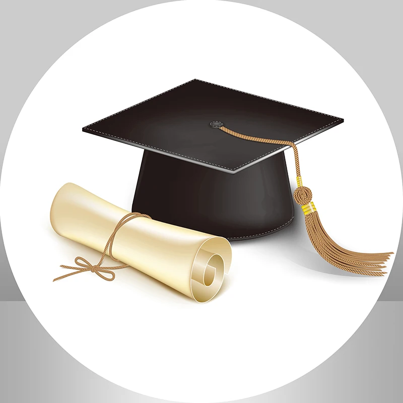 Congratulation Graduation Round Backdrop Cover Class Of 2022 Bachelor ...
