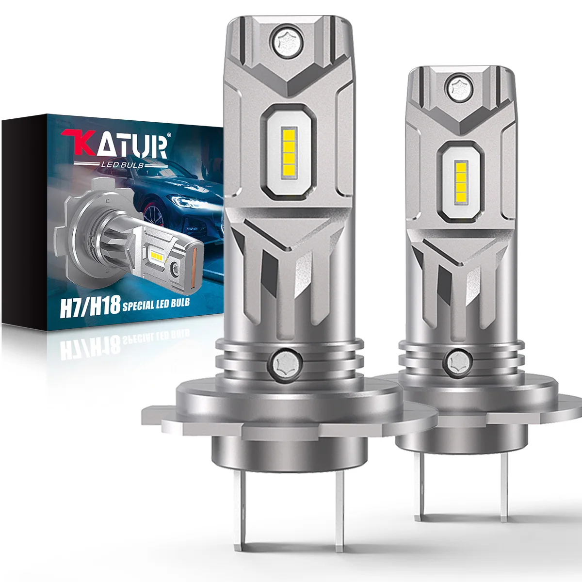 2x-H7-LED-Fog-Lights-12000Lm-55w-6500K-Low-Beam-Car-Headlight-Bulbs ...