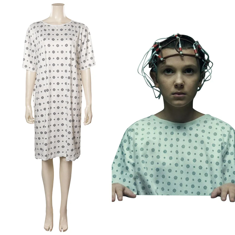 Stranger Things Series Eleven Laboratory Uniform Cosplay Costume ...
